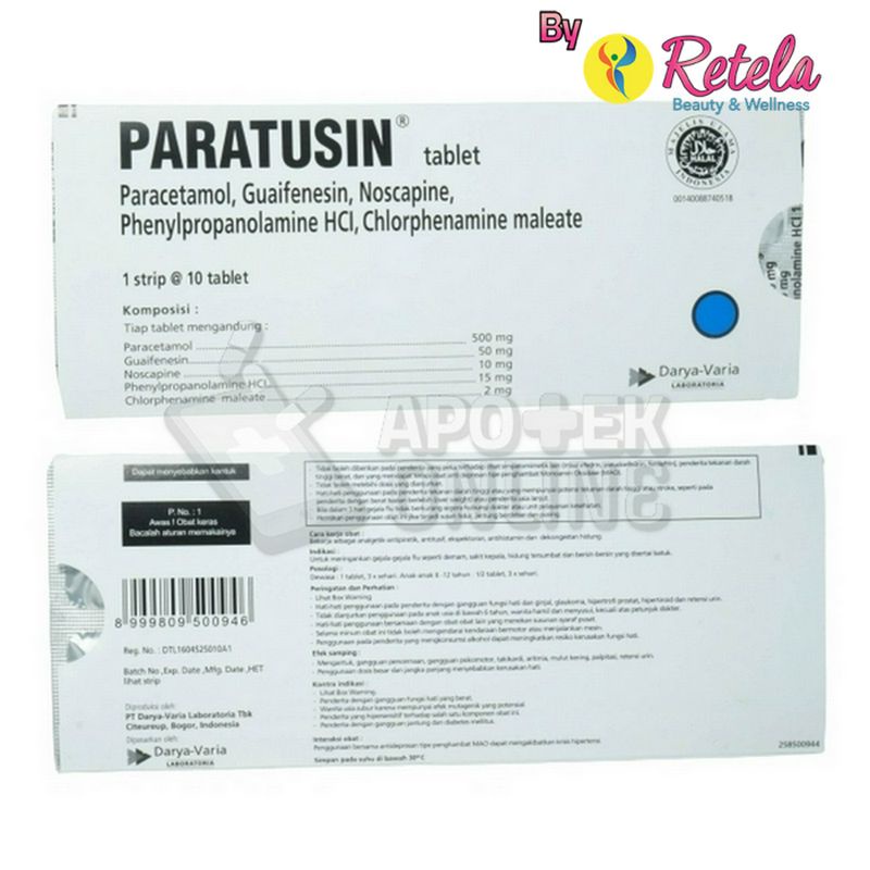 Jual PARATUSIN 1 STRIP 10 TABLET | Shopee Indonesia