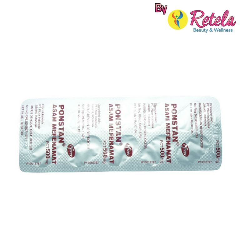 Jual PONSTAN 500MG 1 STRIP 10 TABLET | Shopee Indonesia