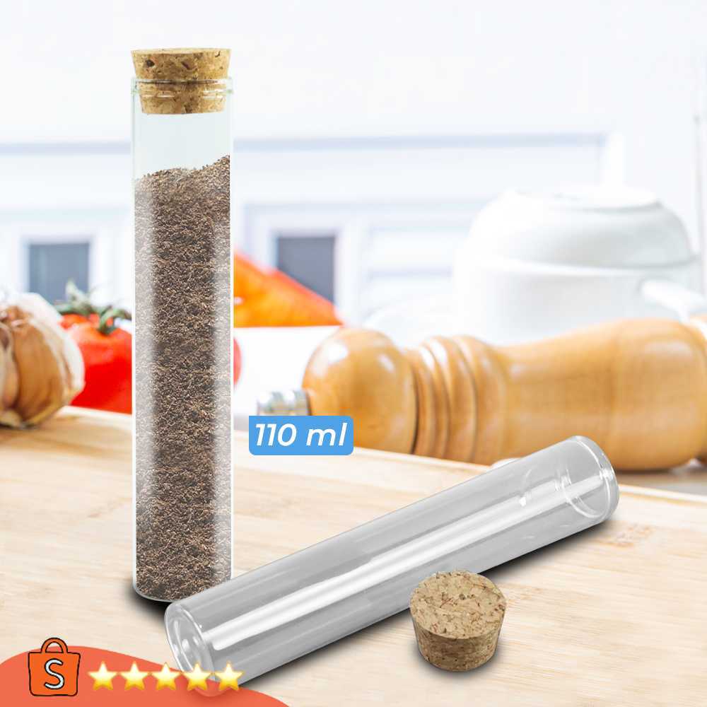 Jual Botol Kaca Tabung Sample Container - Test Tube Cork | Shopee Indonesia