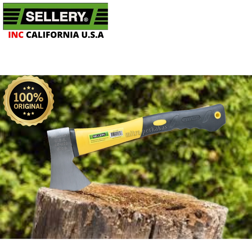 Jual Kampak Sellery U.S.A 600 Gram Kapak Belah Kayu Gagang Karet ...