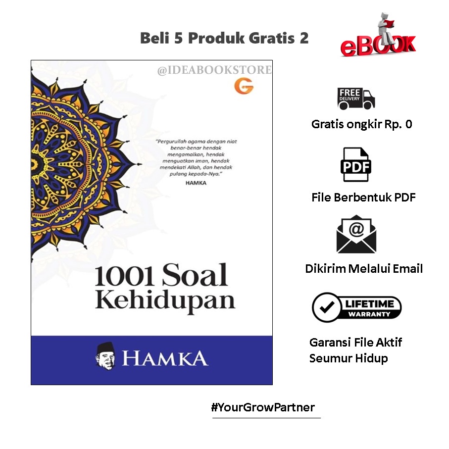 Jual 1001 Soal Kehidupan Buya Hamka Idea Shopee Indonesia