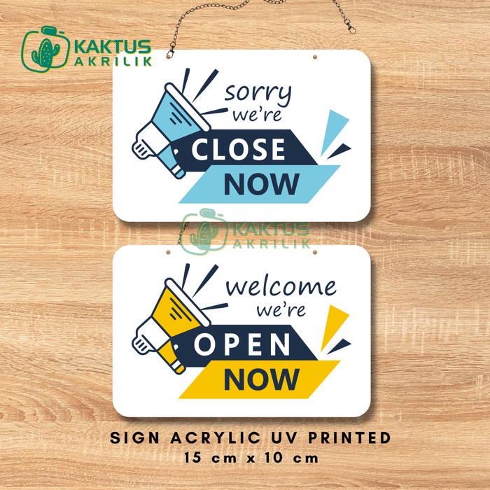 Jual Papan Tanda Open Closed Toko Akrilik Print UV custom | Shopee ...