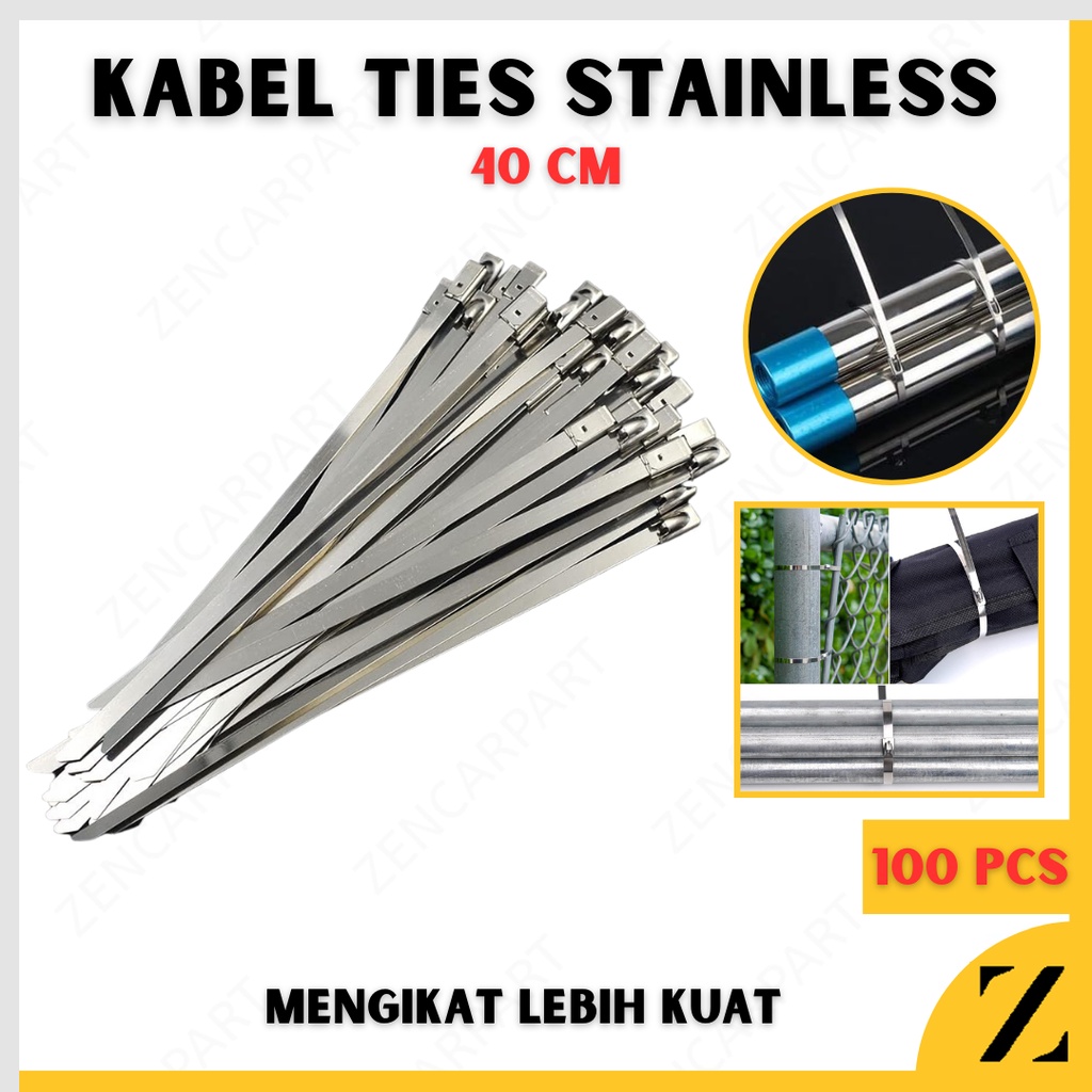Jual Kabel Cable Ties Tie Tis Ikat Besi Stainless Steel Pengikat ...