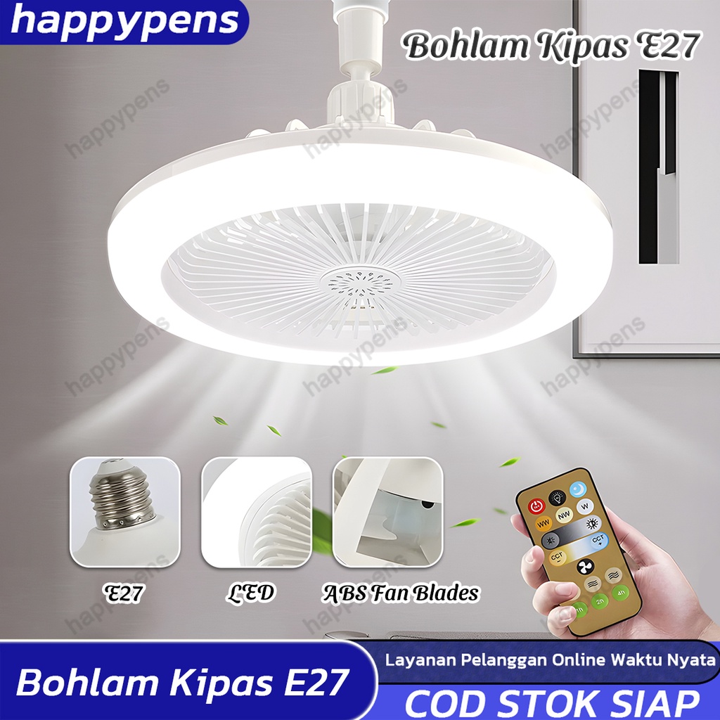 Jual Lampu Kipas Angin Remote 2in1 25W LED Plafon Fan Light ...