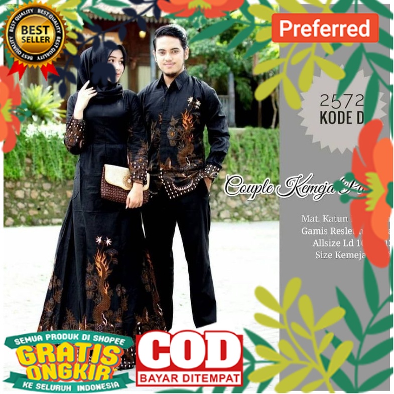 Jual BAJU BATIK COUPLE PASANGAN BATIK COUPLE KONDANGAN BATIK ORANG TUA ...