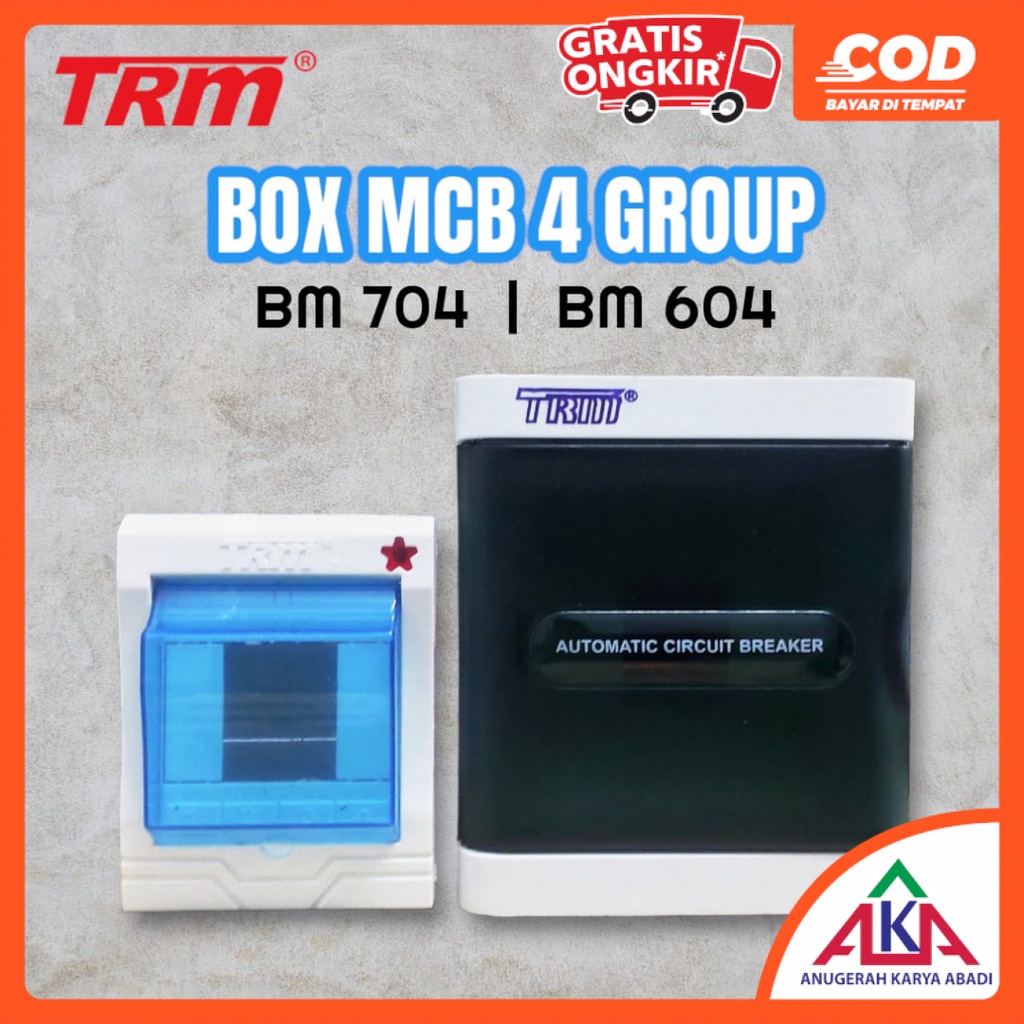 Jual Box / Kotak MCB TRM BM 604 / BM 704 4 Group / Slot Terminal ...
