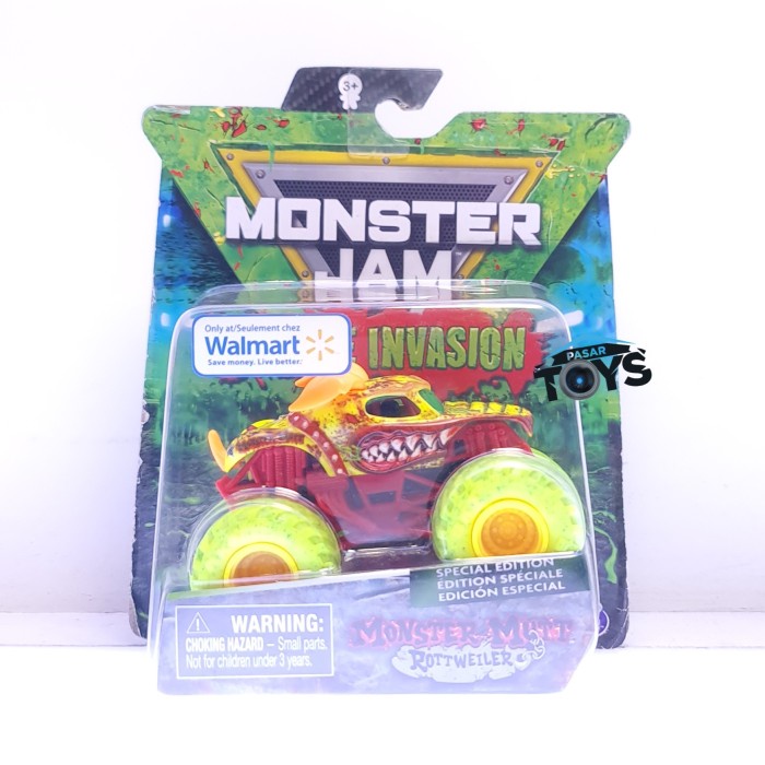 Jual Monster Jam Zombie Invasion Monster Mutt Rottweiler Diecast Truck ...