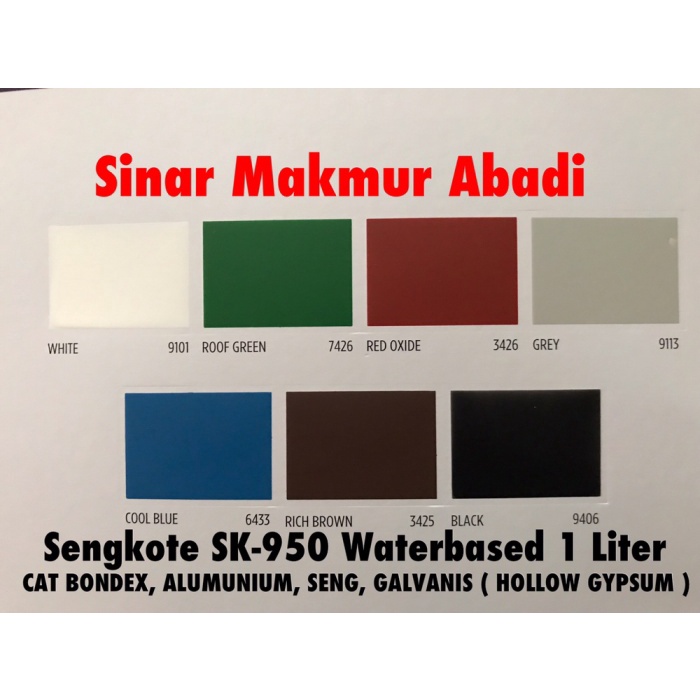 Jual Propan Sengkote SK-950 WATERBASED 1 L UNTUK BONDEX, ALUMUNIUM ...