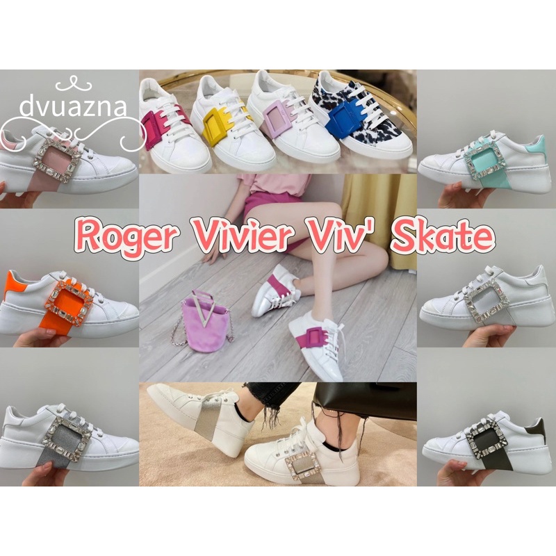 Jual Original Roger Vivier/RV Viv’Skate sneakers low | Shopee Indonesia