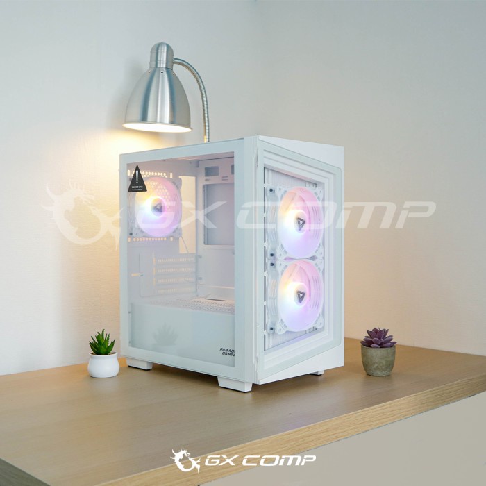 Jual Paradox Gaming RAKHIE Free 3 Fan RGB - Casing PC M-ATX | Case CPU ...