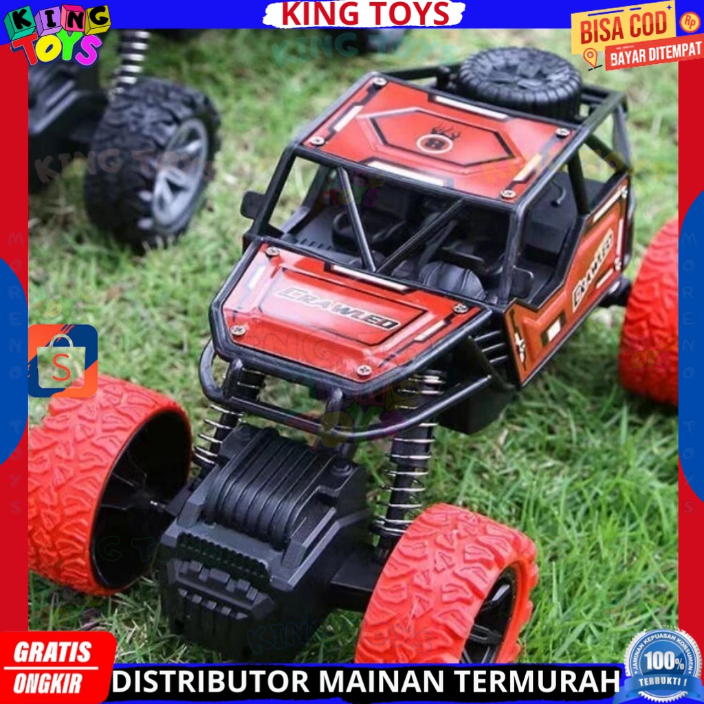 Jual Mainan Anak Remote Control Mobil Off-Road Climbing - Rock Crawler 2WD Powerful Hadiah Anak ...