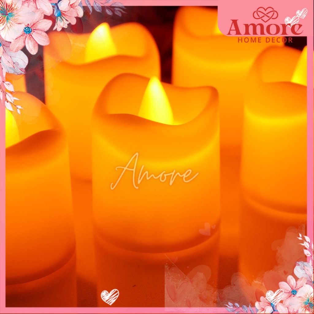 Jual 1 BUAH LAMPU LILIN BATERAI 3CM LAMPU LILIN LED TEH LELEH CAHAYA ...