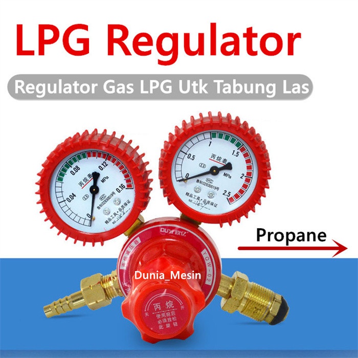 Jual Regulator Gas Propane Utk Tabung Las YQW-02 Welding Propane Elpiji LPG | Shopee Indonesia
