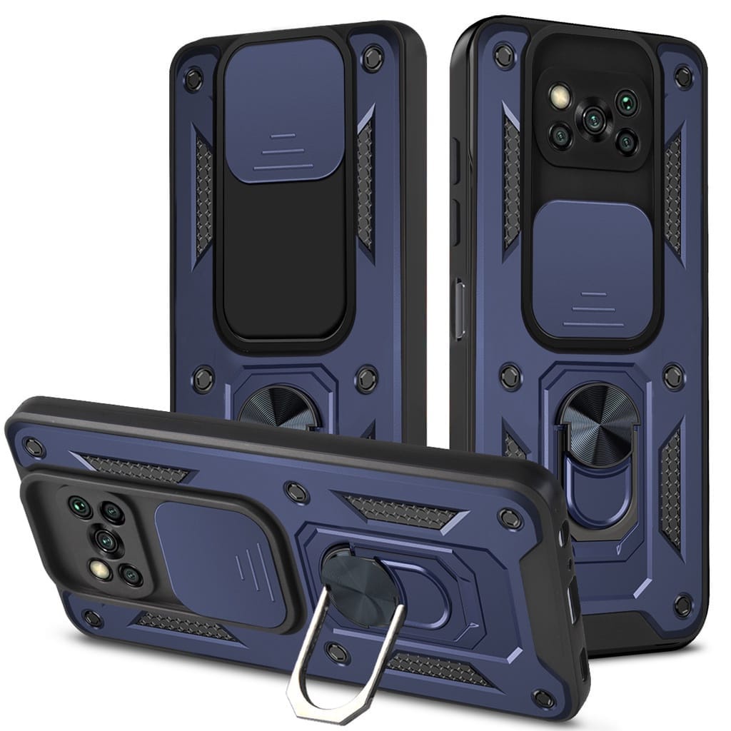 Jual EllaStuff Bisa COD Case Xiaomi Poco X3 - X3 Pro Case ARMOR SLIDE ...