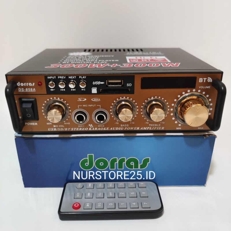 Jual Power Amplifier Bluetooth DORRAS Karaoke Home Theatre 600 WATT BT ...