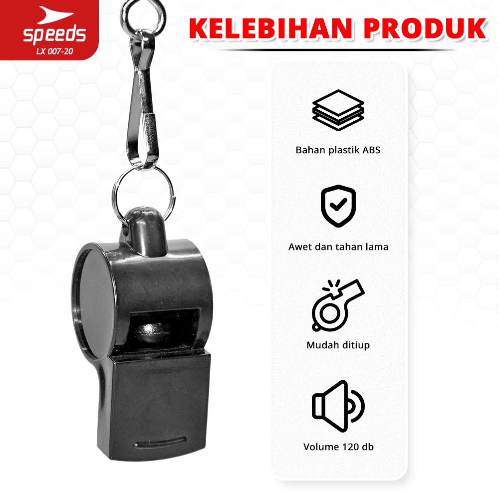 Jual SPEEDS Peluit Wasit Pluit Treble Whistle Olahraga Periwitan ...