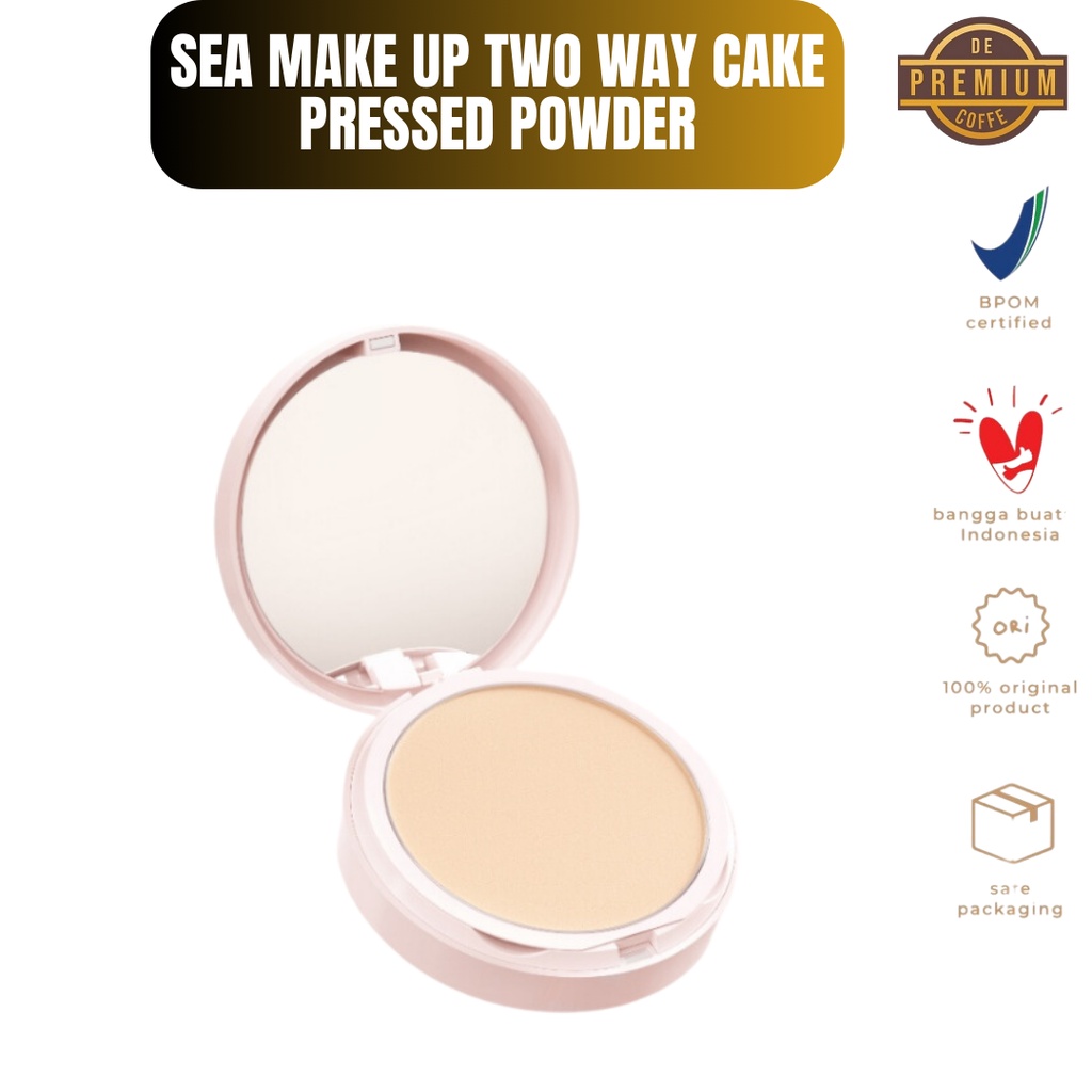 Jual 𝓳𝓮𝓵𝓲𝓽𝓪 - Sea Makeup Acne Cover & Smooth Two Way Cake Pressed ...