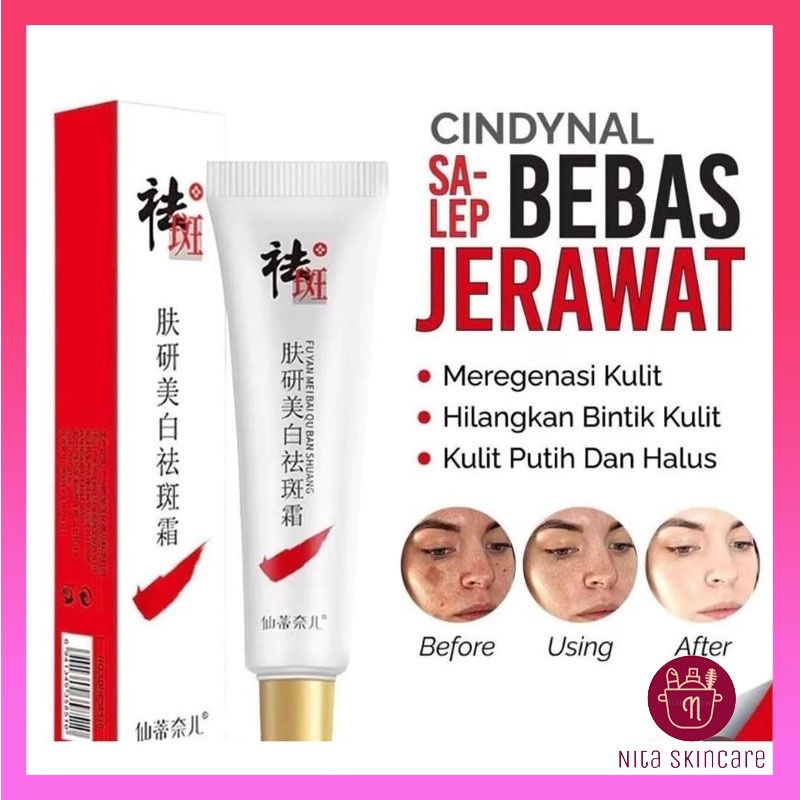 Jual Cindynal Salep Pemutih Cream Flek Hitam Remove Dark Spot Anti Flek | Shopee Indonesia