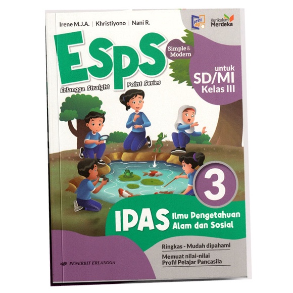 Jual Buku Paket Kelas 3 SD ESPS PAI Grow With English Erlangga Kurikulum Merdeka | Shopee Indonesia