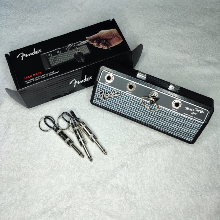 Jual KA97 Hiasan Key Holder Marshall & Fender JACK RACK gantungan kunci ...