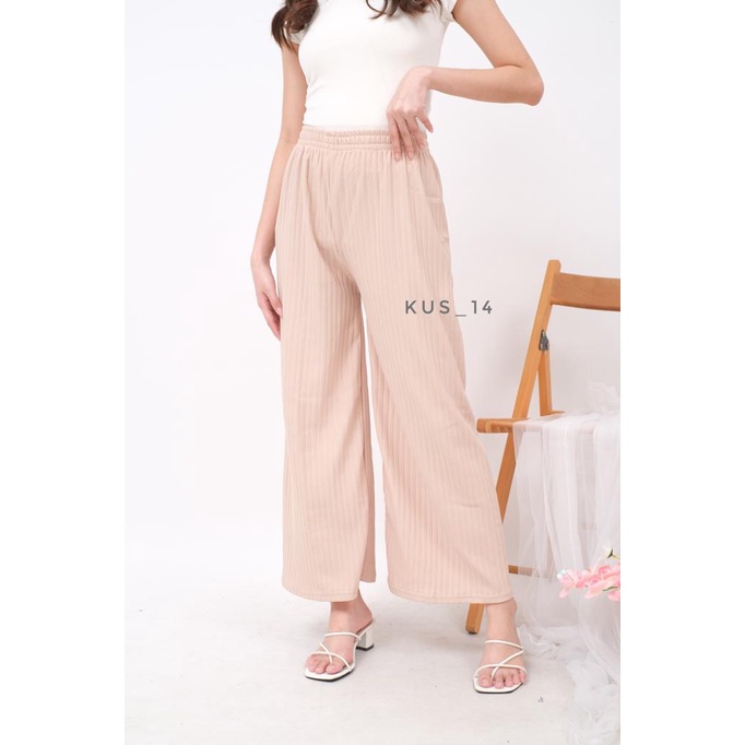 Jual CELANA KULOT KNIT HORNET POLOS | KULOT KNIT PREMIUM | Shopee Indonesia