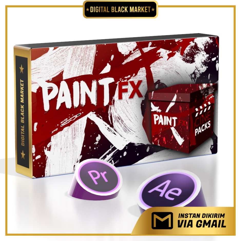 Jual CinePacks Paint FX - for capcut filmora kinemaster vn davinci ...