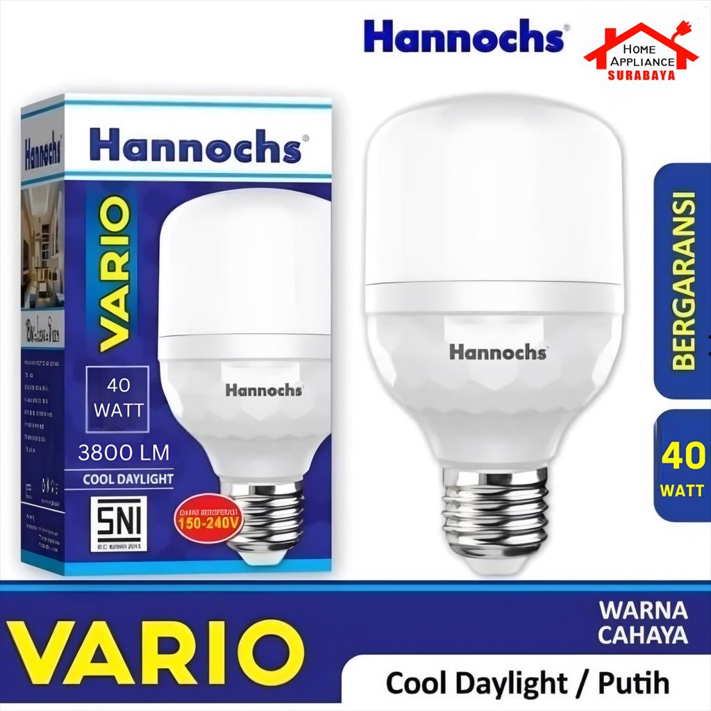 Jual HANNOCHS VARIO Lampu Capsule - Kapsul LED Bohlam 40W - 40 Watt Cahaya Putih 6500K | Shopee ...