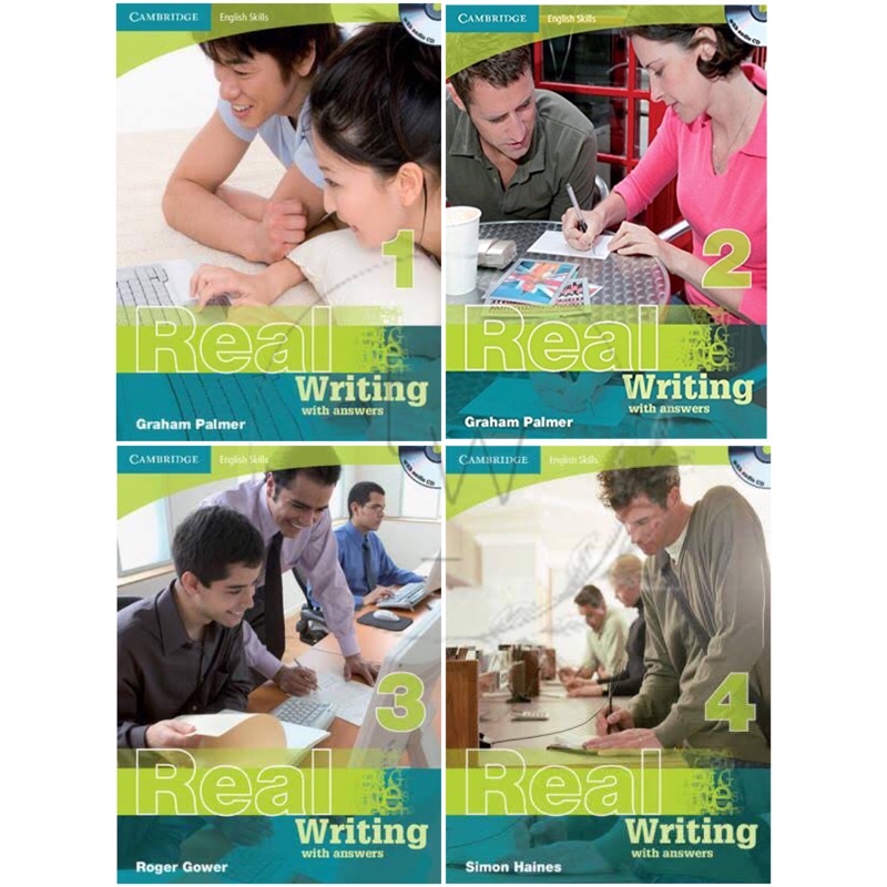 Jual Real Writing 1 2 3 4 for Elementary A2 / Pre-intermediate B1 / Intermediate-Upper ...