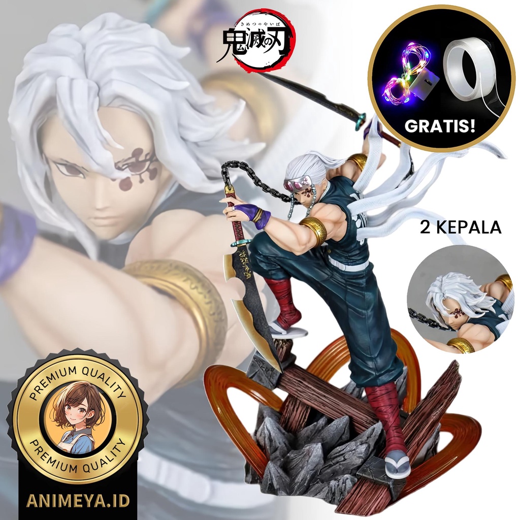 Jual Action Figure Demon Slayer Uzui Tengen Action Studio Recast Free ...