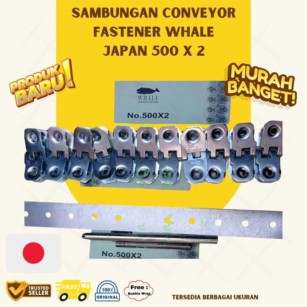 Jual Sambungan Conveyor Fastener Whale 24 Inch 600mm JAPAN - 500 x 2 ...
