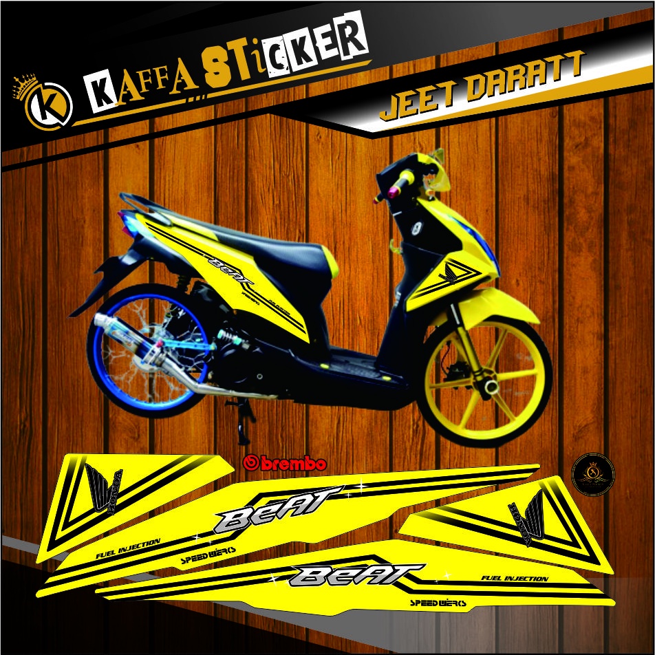 Jual VARIASI LIS Sticker Striping BEAT 2013 2014 2015 Fi / F1 Lama ...