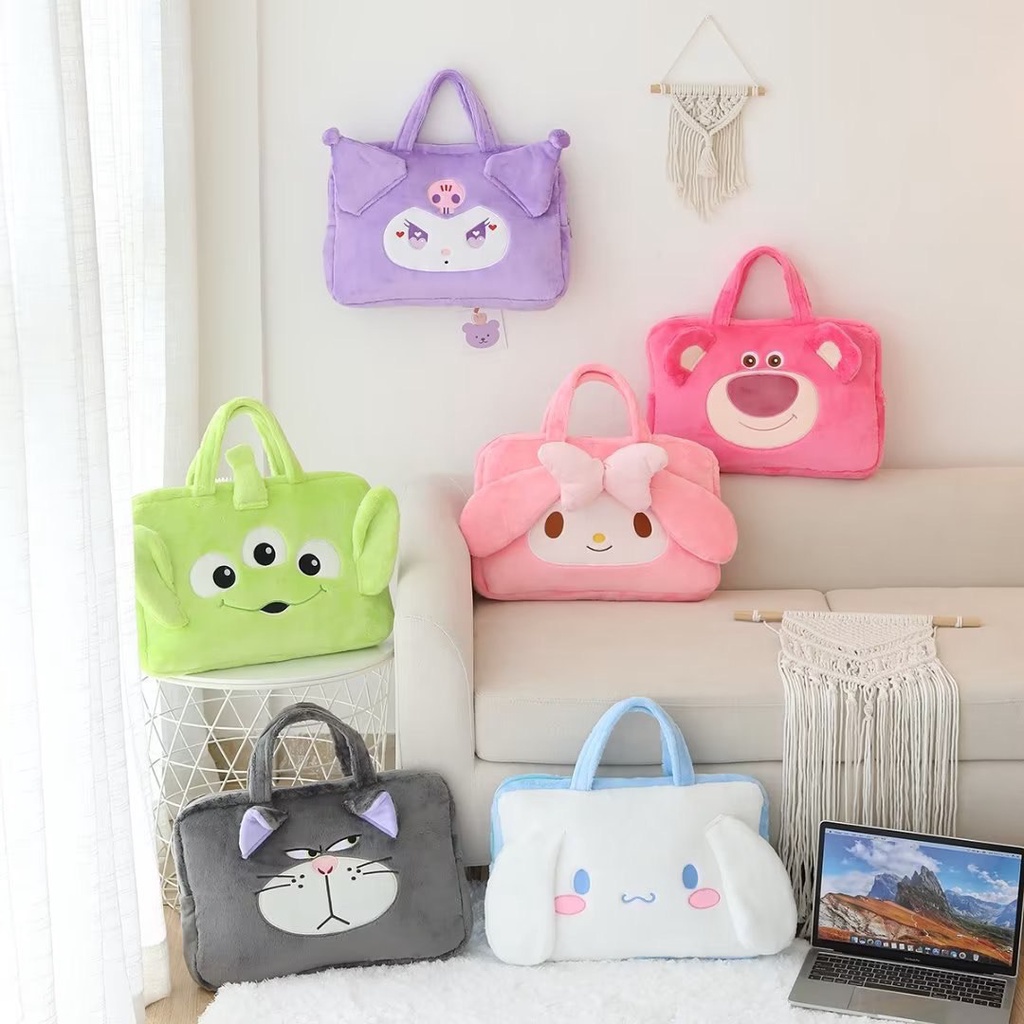 Jual Tas Laptop Cinnamoroll Melody Kuromi Lotso Alien Lucifer Kucing ...