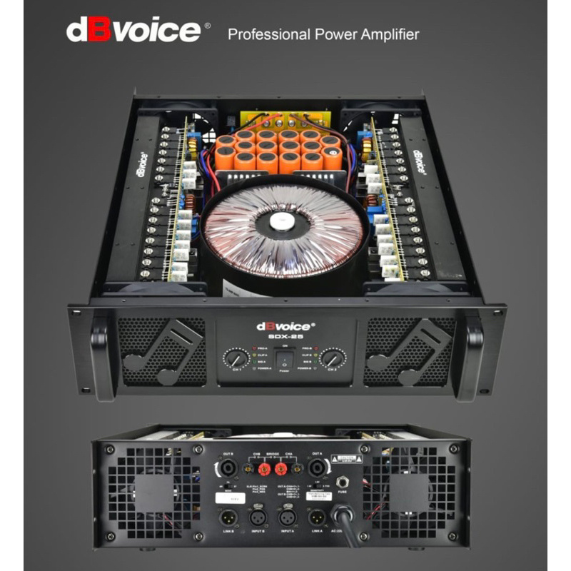 Jual Power db Voice SDX 25 Original Amplifier dbvoice SDX25 Class TD ...