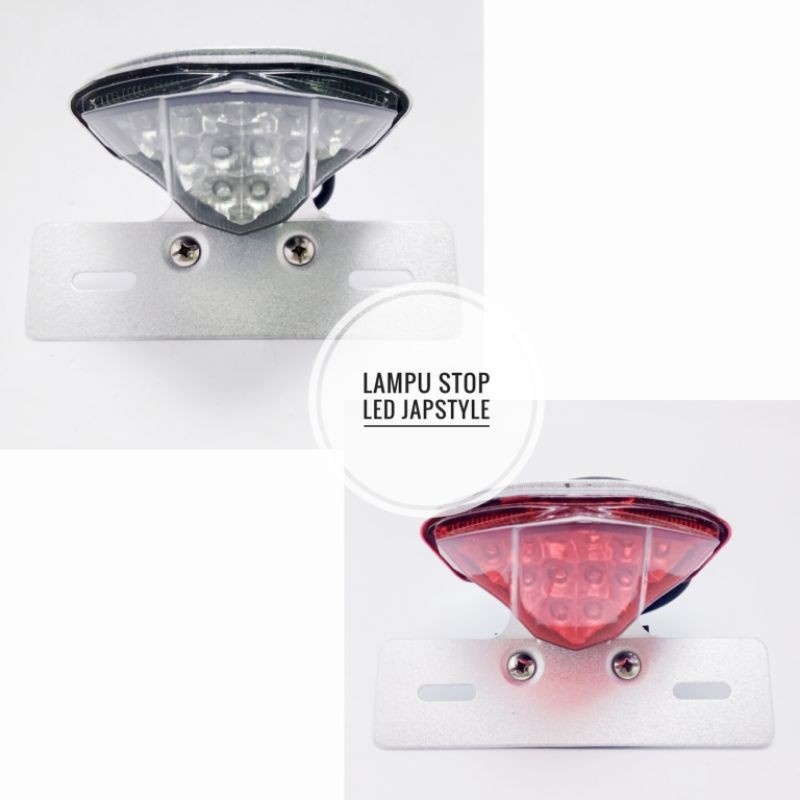 Jual Lampu Stop Belakang Custom Set Pangkon Stoplamp Japstyle Hitam ...