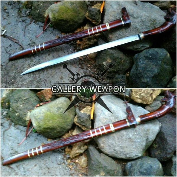 Jual golok hitam / coklat panjang 1 meter | Shopee Indonesia