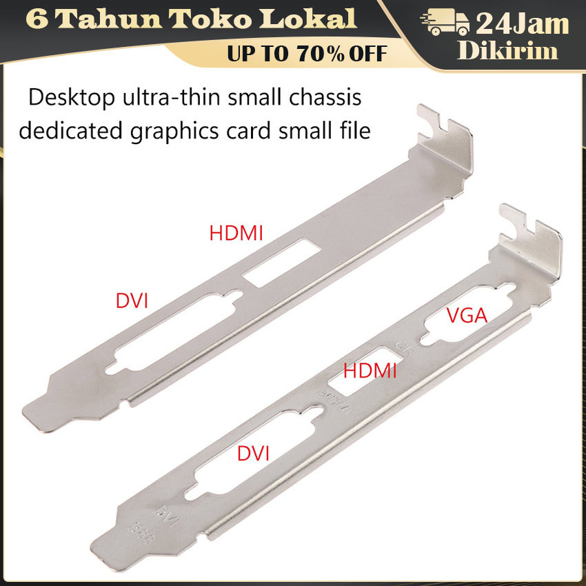 Jual Braket VGA HDMI DVI / Bracket Panel VGA Card untuk PC Komputer ...