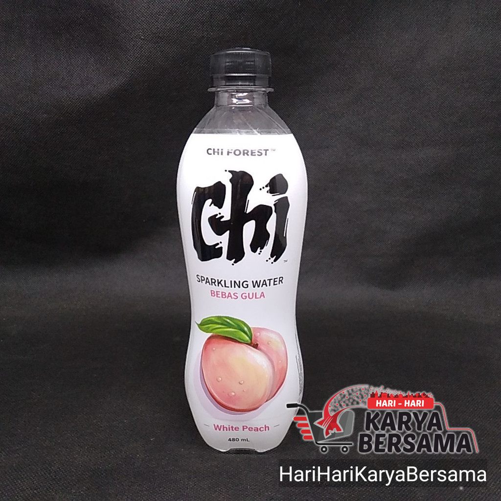 Jual MINUMAN RINGAN CHI FOREST SPARKLING WATER WHITE PEACH 480ML | Shopee Indonesia