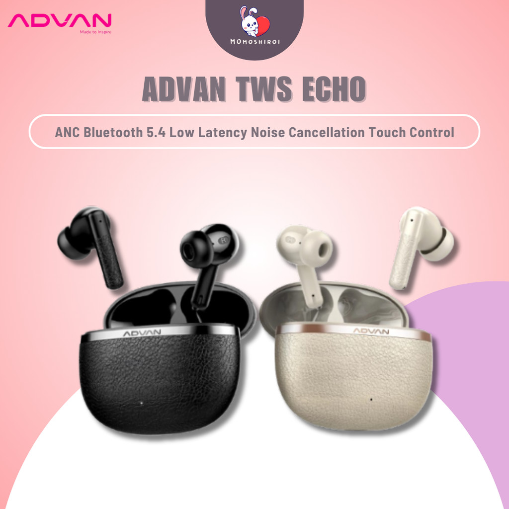 Jual Advan TWS Echo ANC Bluetooth 5.4 Low Latency Active Noise ...