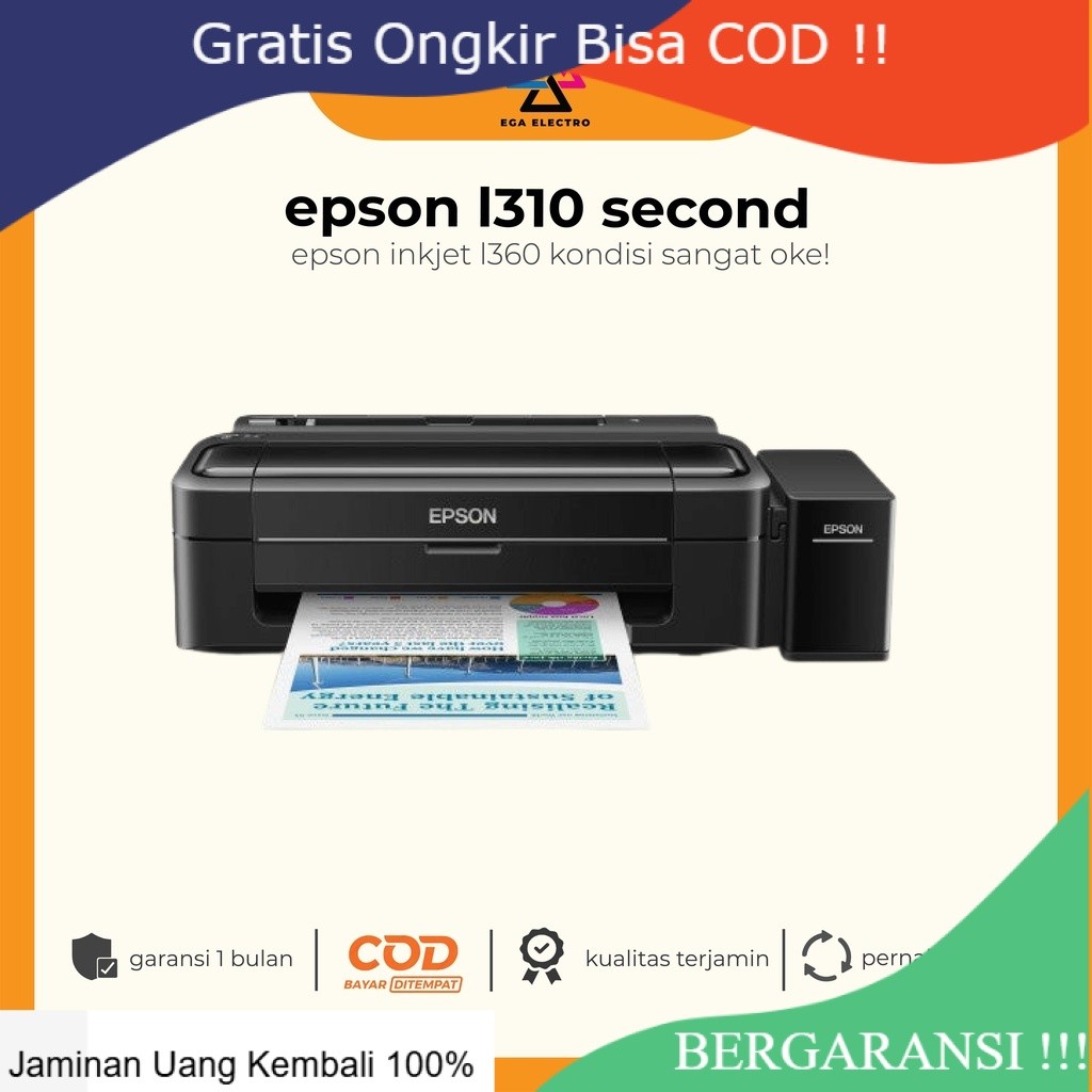 Jual Printer Epson L310 Color Murah Bisa COD Bergaransi | Shopee Indonesia