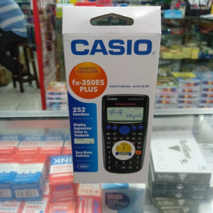 Jual CASIO Fx-350ES PLUS / Calculator scientific 252 fungsion | Shopee ...