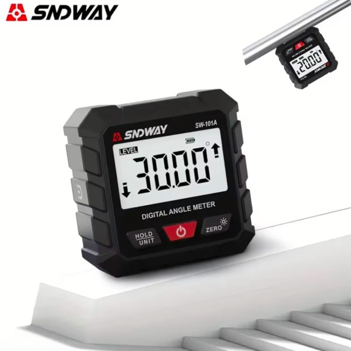 Jual SNDWAY SW-101A SW101A Waterpas Alat Pengukur Kemiringan Derajat Sudut Magnet Inclinometer ...