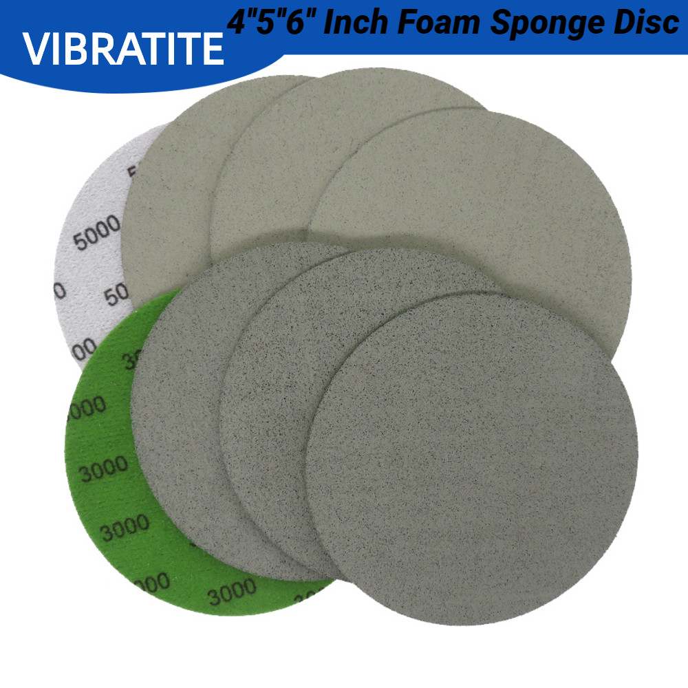 Jual 4/5/6 Inch Foam Abrasive Sanding Sponge Disc Fine Sandpaper 3000 ...