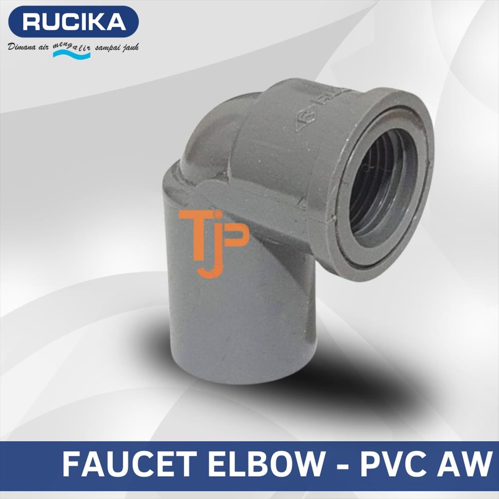 Jual RUCIKA FAUCET ELBOW / KNEE DRAT DALAM PVC AW 1/2" | Shopee Indonesia