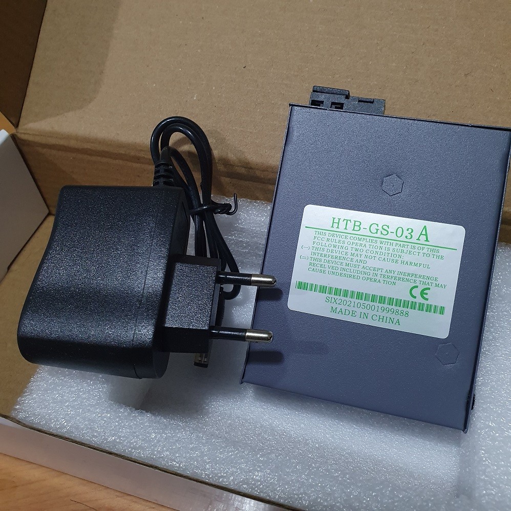 Jual FO - HTB-GS-03 Side A + Adaptor Netlink Media Converter Gigabit ...