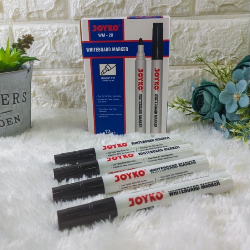 Jual VHP - Spidol Whiteboard Joyko WM28 / Joyko Spidol Warna White ...