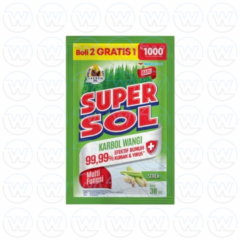 Jual ️MATCHA ️ SUPERSOL LANTAI 38ml KARBOL WANGI SACHET CEMARA | Shopee ...