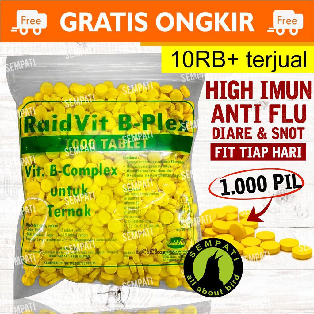 Jual SEMPATI Vitamin B Complex Becomp 1000 Tablet Vit B Comp Plus ...