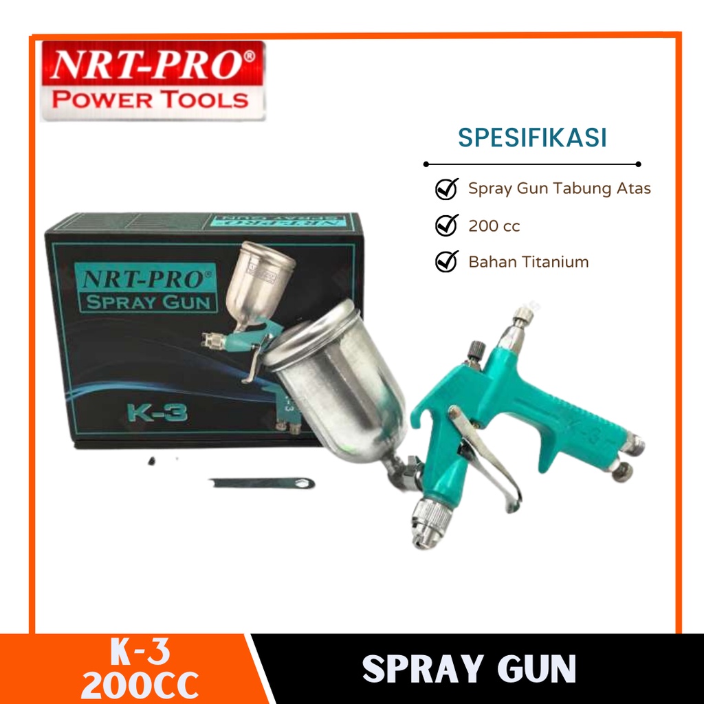Jual Semprotan Cat Tangan Manual K3 200Cc Spray Gun Semprotan Cat ...