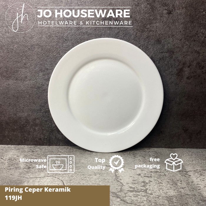 Jual Piring ceper keramik serbaguna / Piring makan keramik bulat resto ...