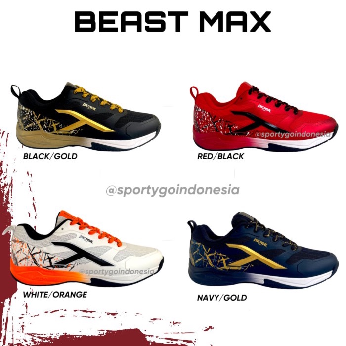 Jual SEPATU BADMINTON HUNDRED BEASTMAX ORIGINAL | HNDRD BEAST MAX | Shopee Indonesia